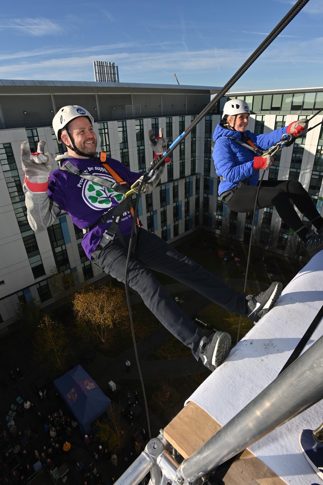 Places still available to take part in charity abseil at Sutton hospital