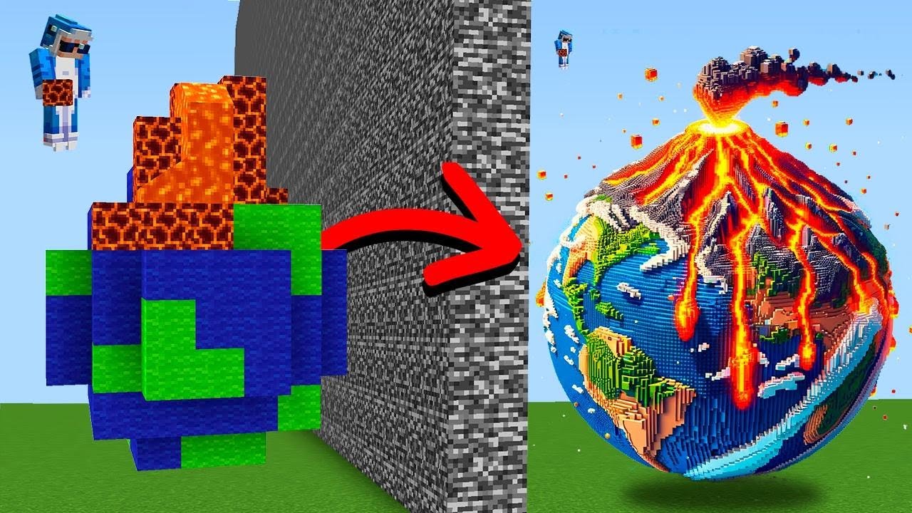 Annihilate everything in Minecraft using the forbidden destroy command