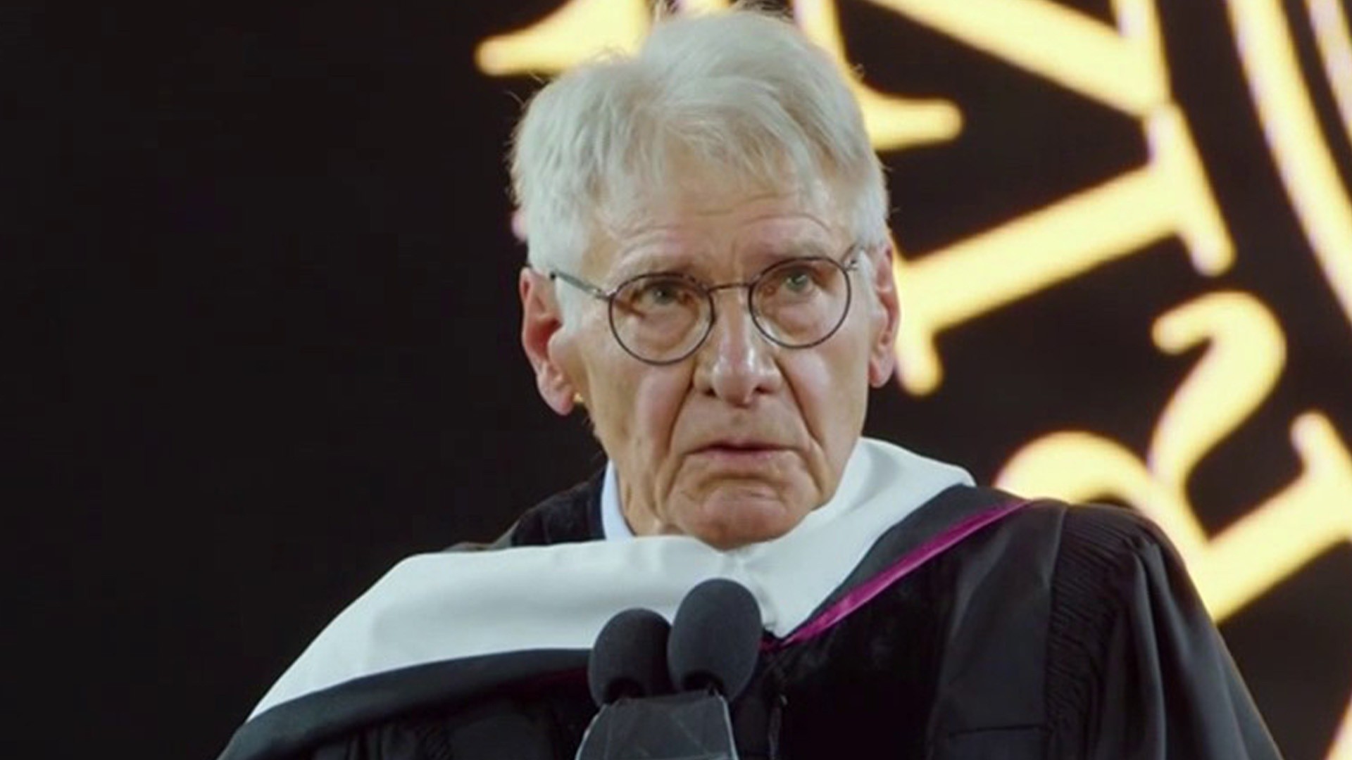 Harrison Ford delivers inspiring commencement speech at ASU