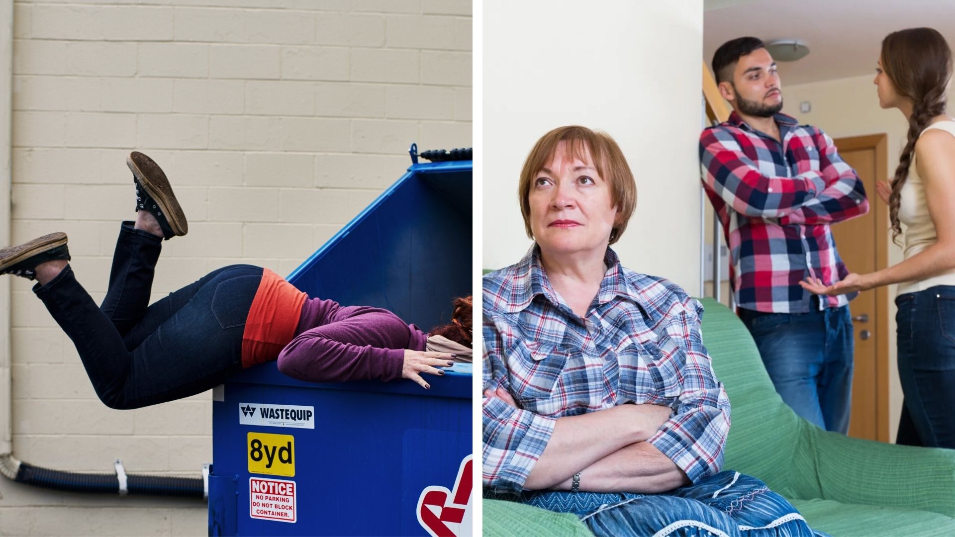 Wife bans MIL after finding her digging through the trash
