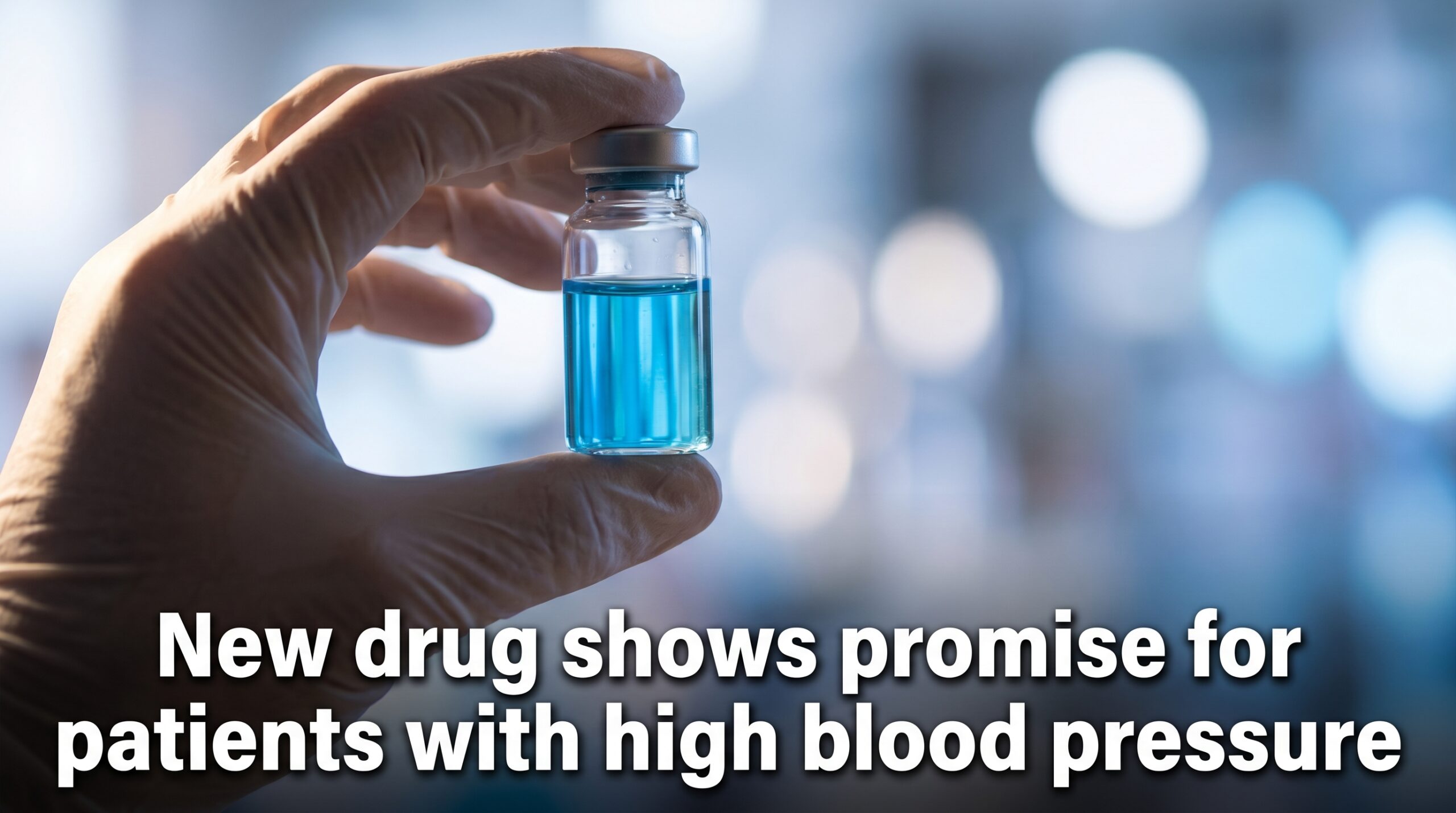 New drug shows promise for patients with high blood pressure