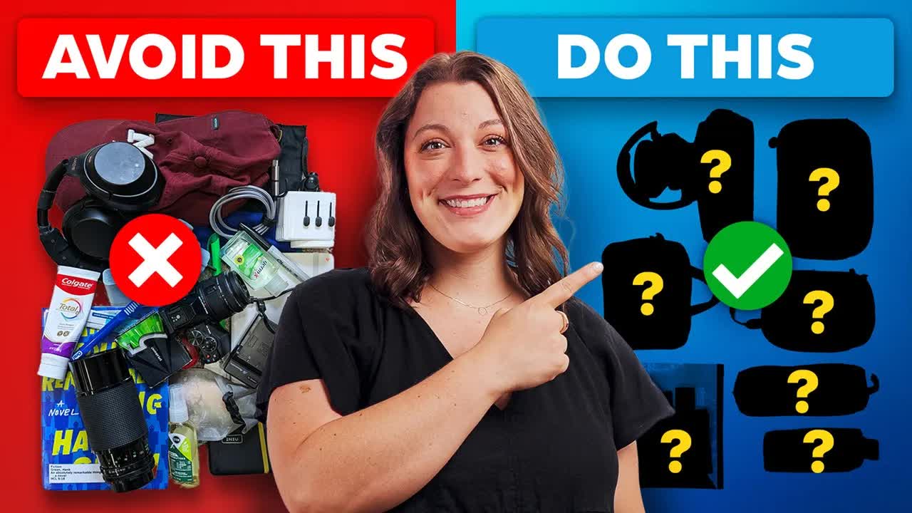 Most travelers pack completely wrong and make trips more stressful