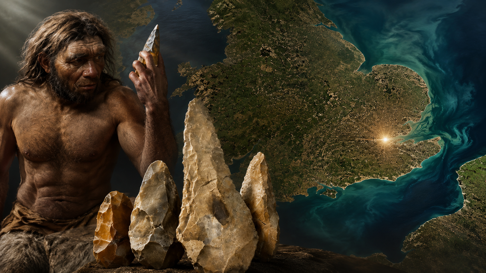Giant 300,000-year-old handaxes found in Britain