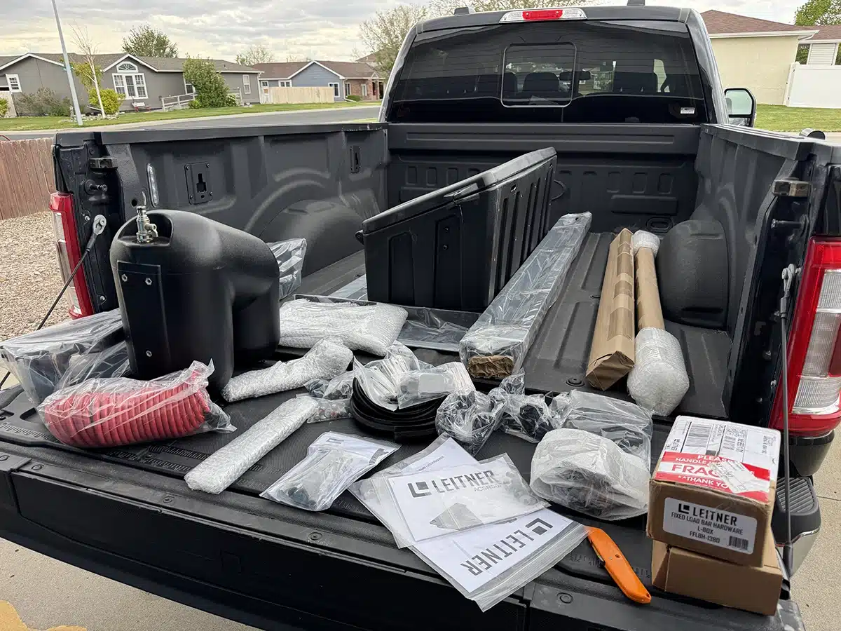 Upgrading our F-150 with a Leitner Designs ACS rack for camping, gear ...