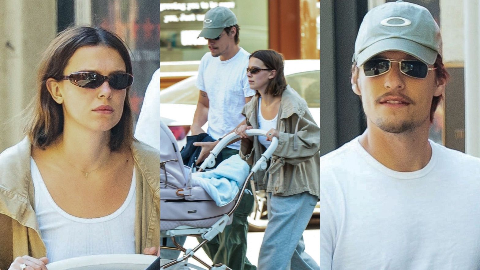 22-letnia Millie Bobby Brown i Jake Bongiovi spacerują z adoptowaną ...