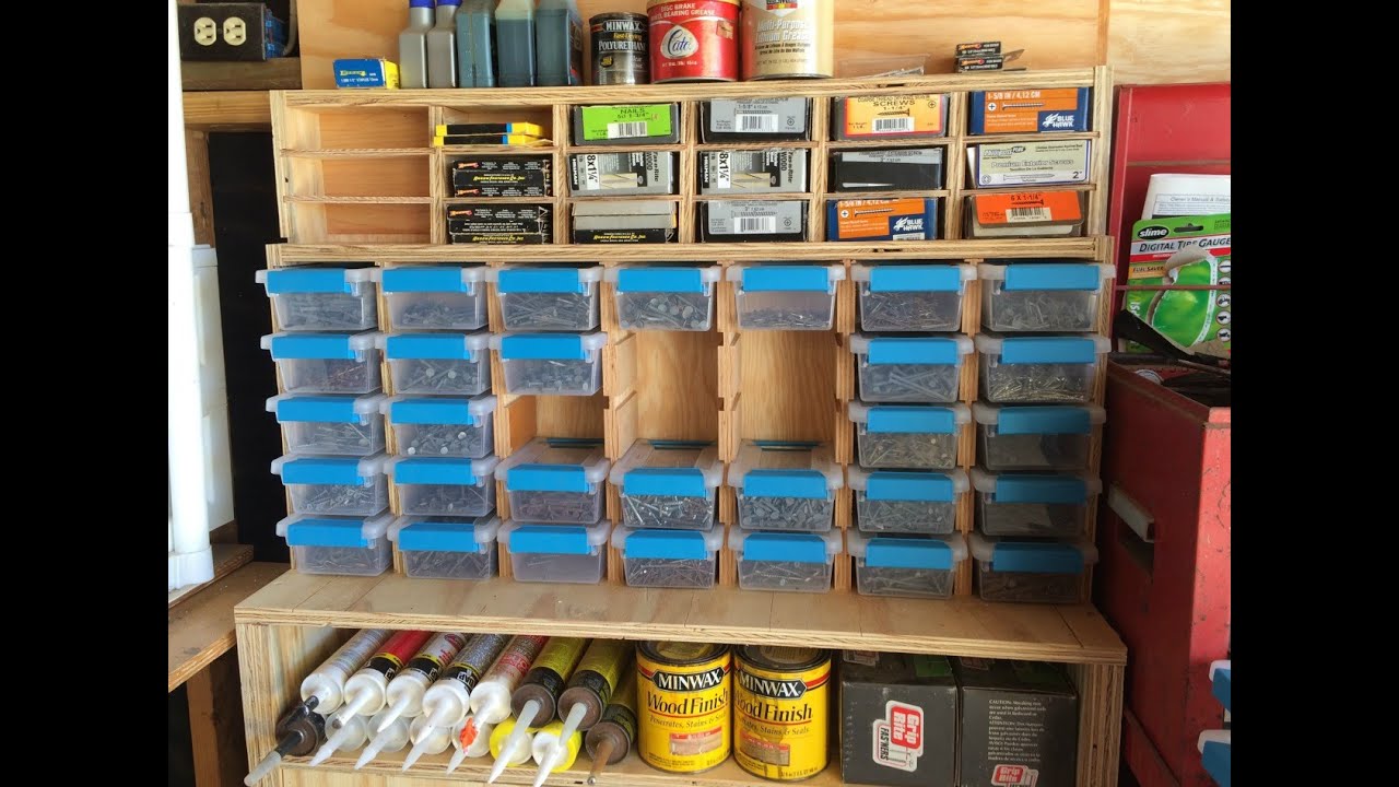 How to build a multipurpose garage storage station