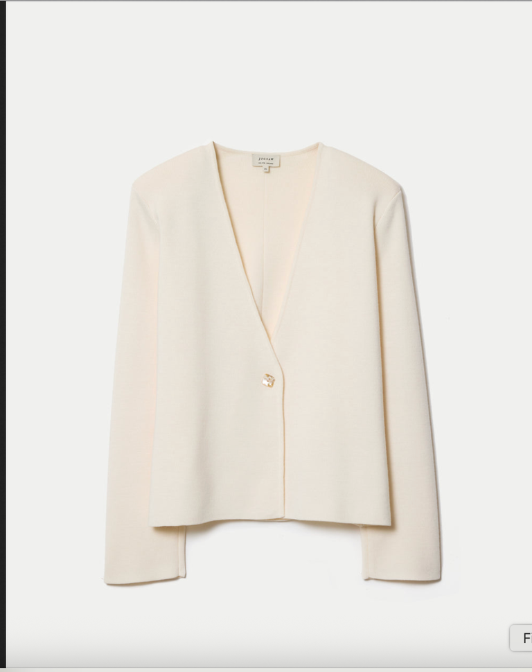 This super luxe high street cream cardigan with a twist is replacing ...