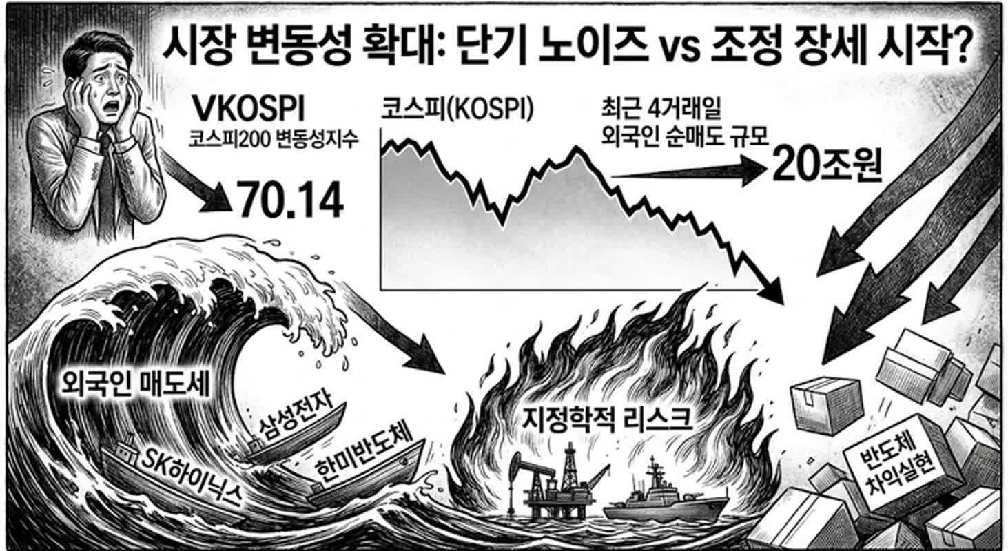5거래일 '외인 투매 릴레이'…노이즈인가, 조정의 시작인가