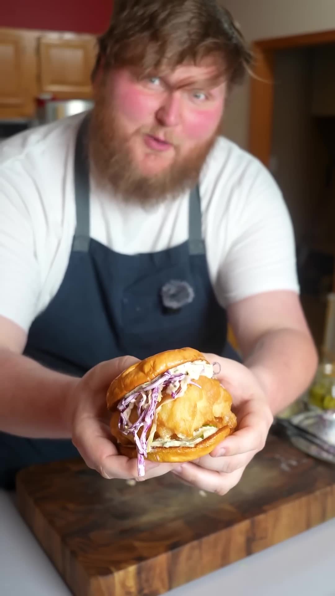 The Filet-O-Fish made me upset so I made a better fish sandwich
