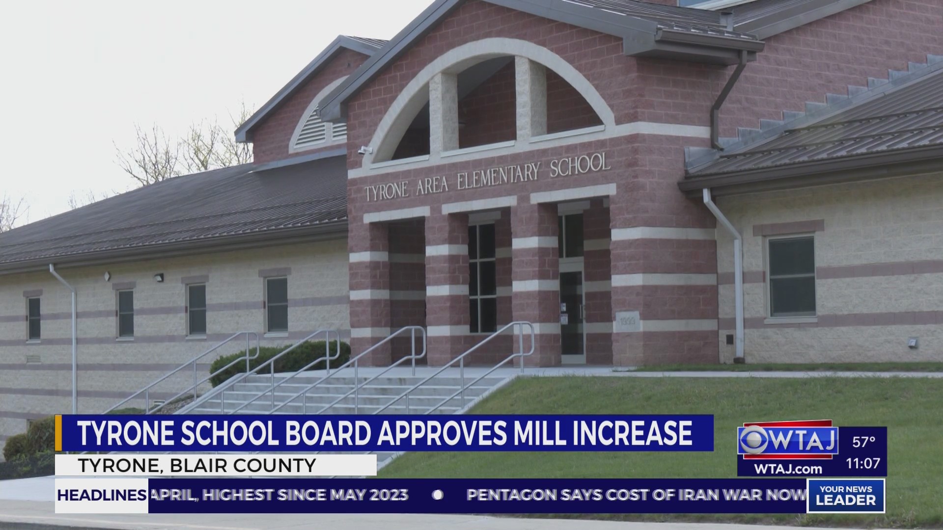 Tyrone School Board approves state maximum tax increase, new budget