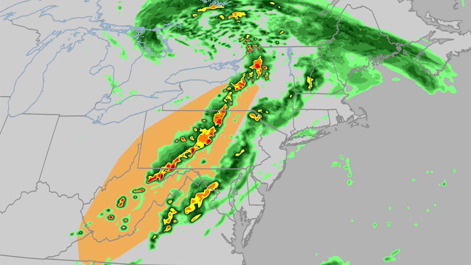 Northeast: Rainy, stormy, cool, Wednesday-Thursday