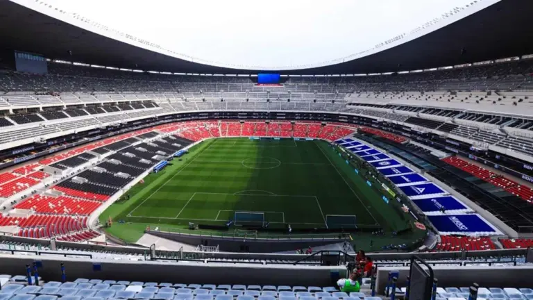 El logo de la FIFA ya se encuentra en el Estadio Banorte