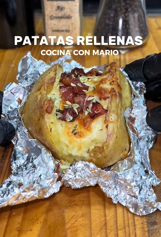 Patatas rellenas caseras: receta fácil y cremosa paso a paso