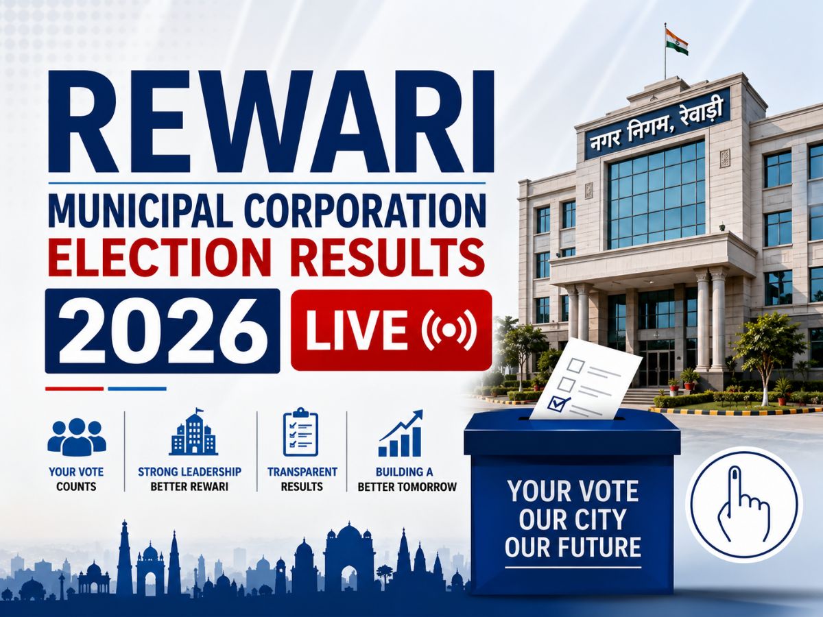 Rewari municipal corporation election 2026 result live update: Check ...