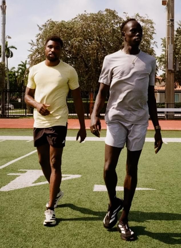Reigning Olympic sprint champion Noah Lyles pays Gout Gout a huge ...