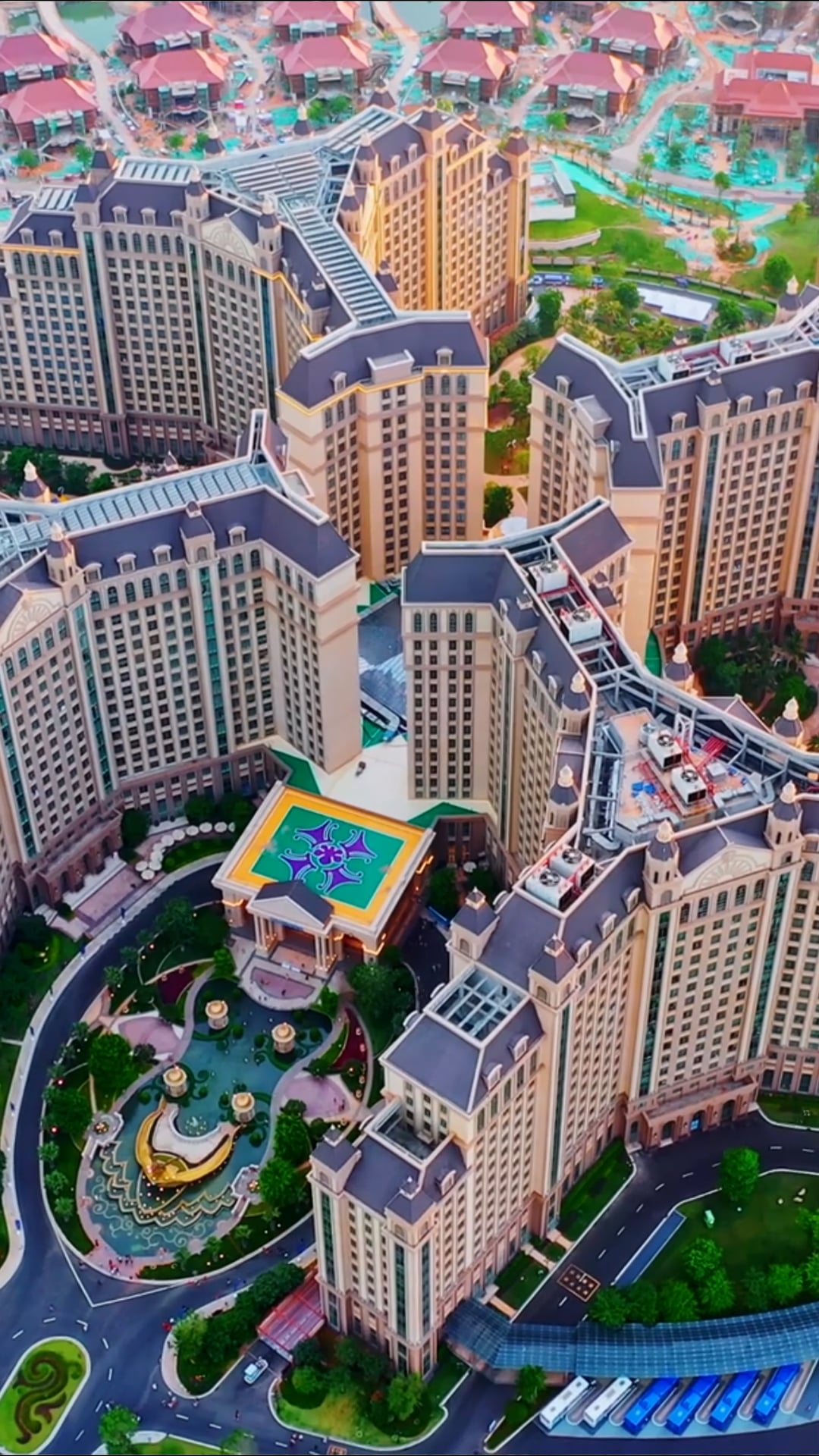 Ocean Flower Island, China: Drone tour of $12bn Dubai-inspired attraction