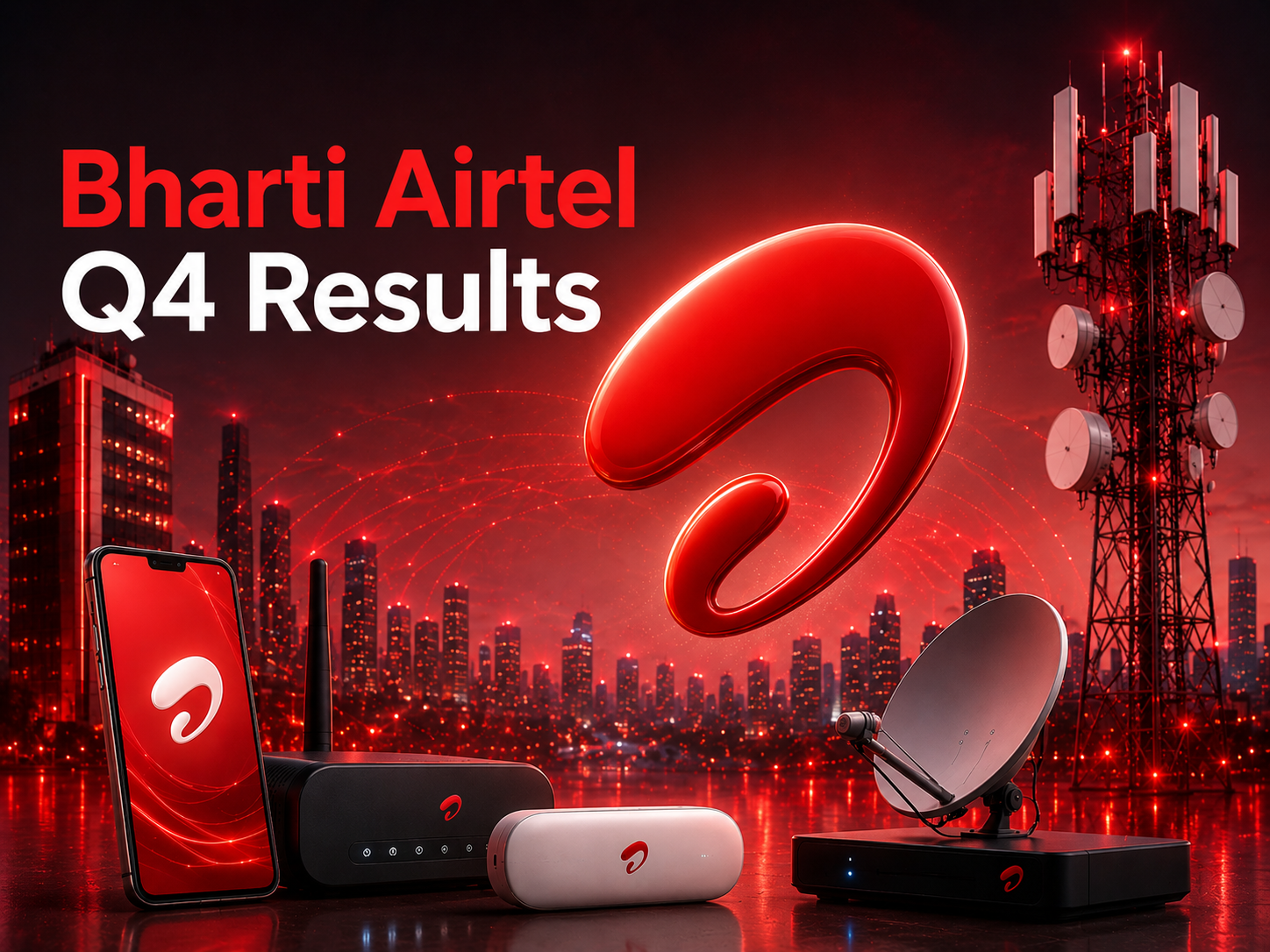 Bharti Airtel Q4 results: Profit falls 34% YoY to Rs 7,325 crore even ...