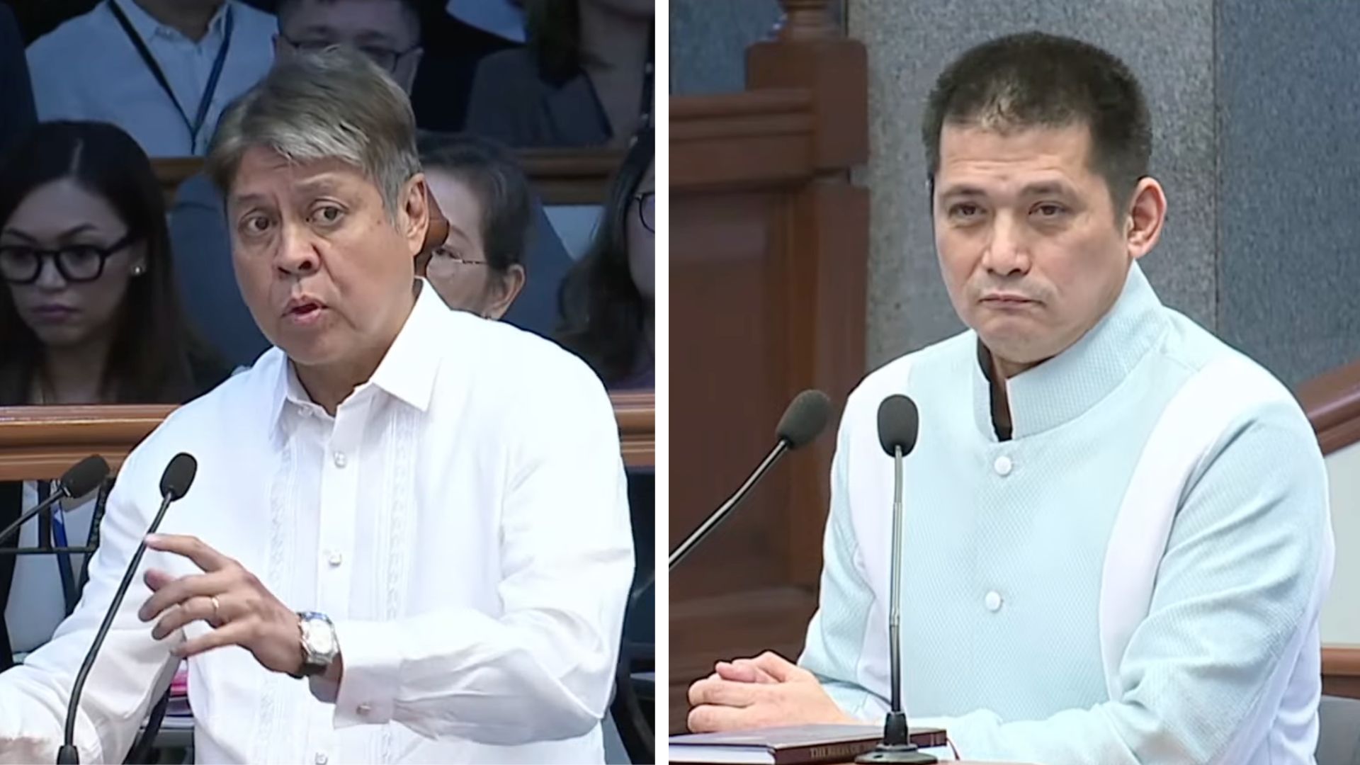 Robin Padilla, Kiko Pangilinan figure in brief Senate lounge commotion