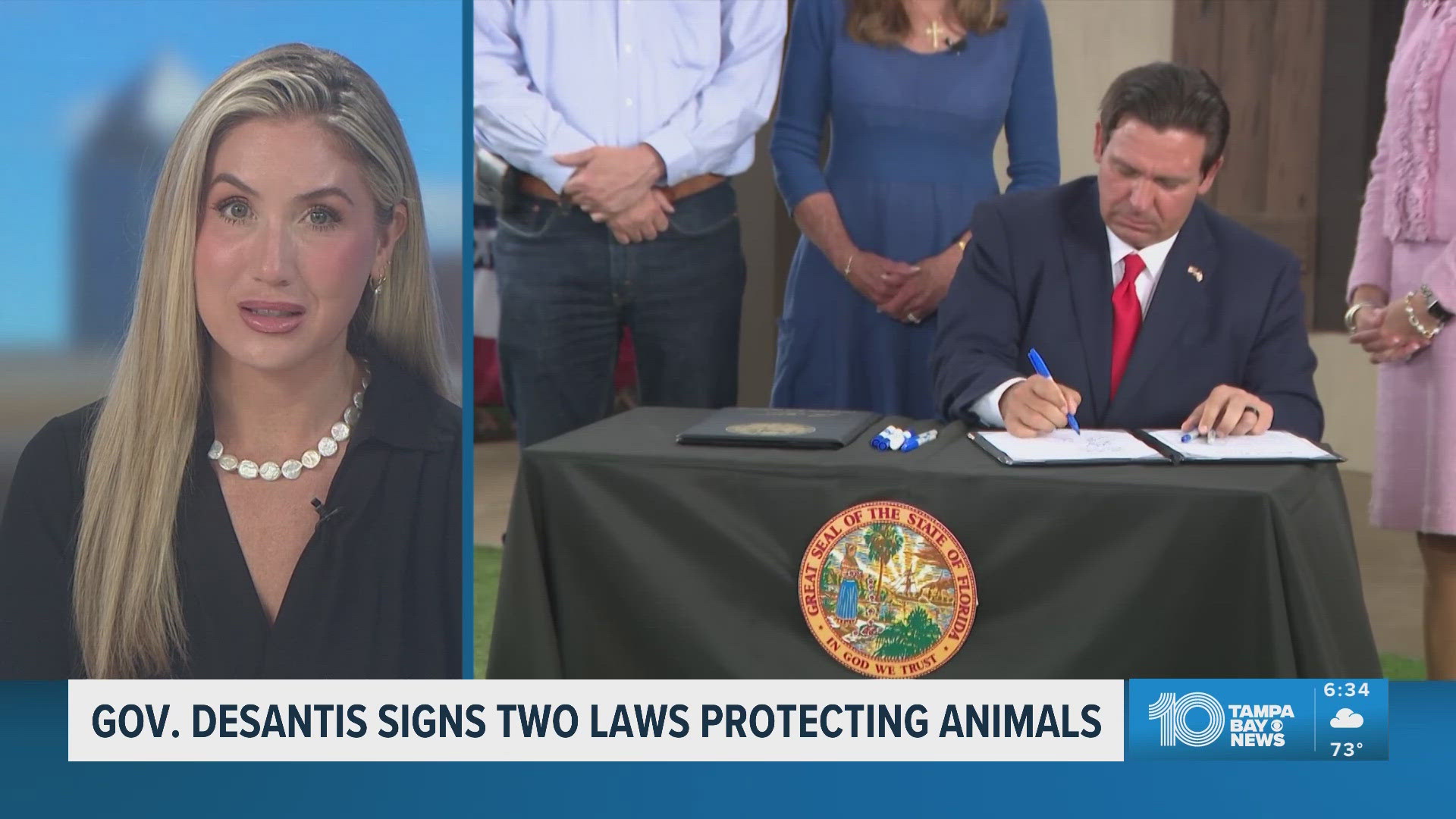Governor DeSantis signs two laws protecting animals