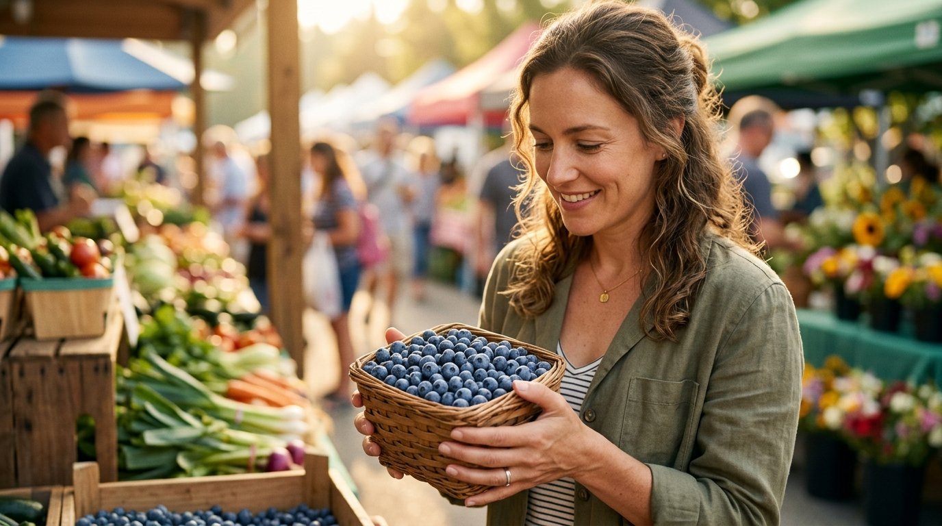 Reasons for choosing fresh blueberries over frozen blueberries