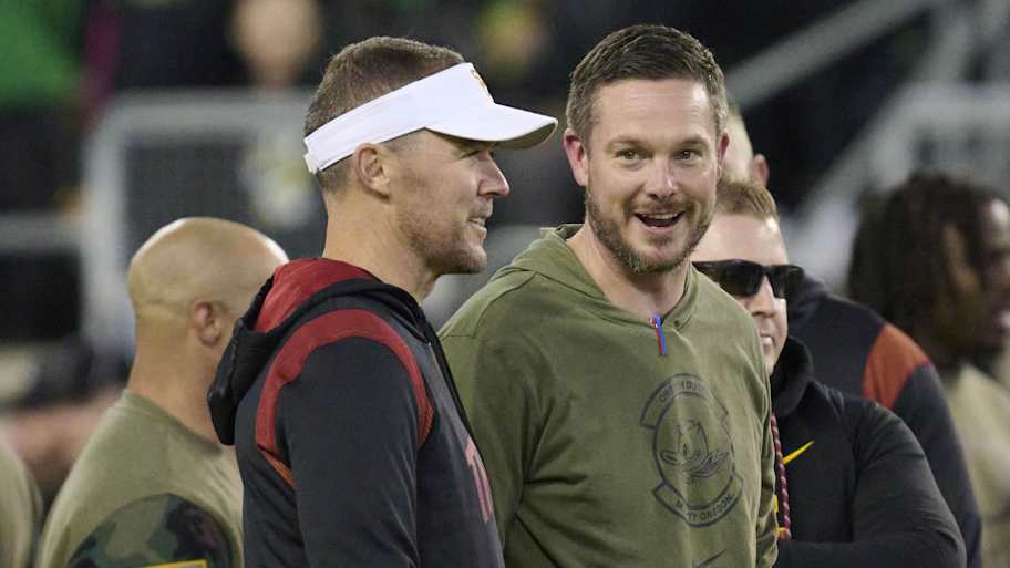 Dan Lanning knocks Lincoln Riley down a level, getting visit with key ...