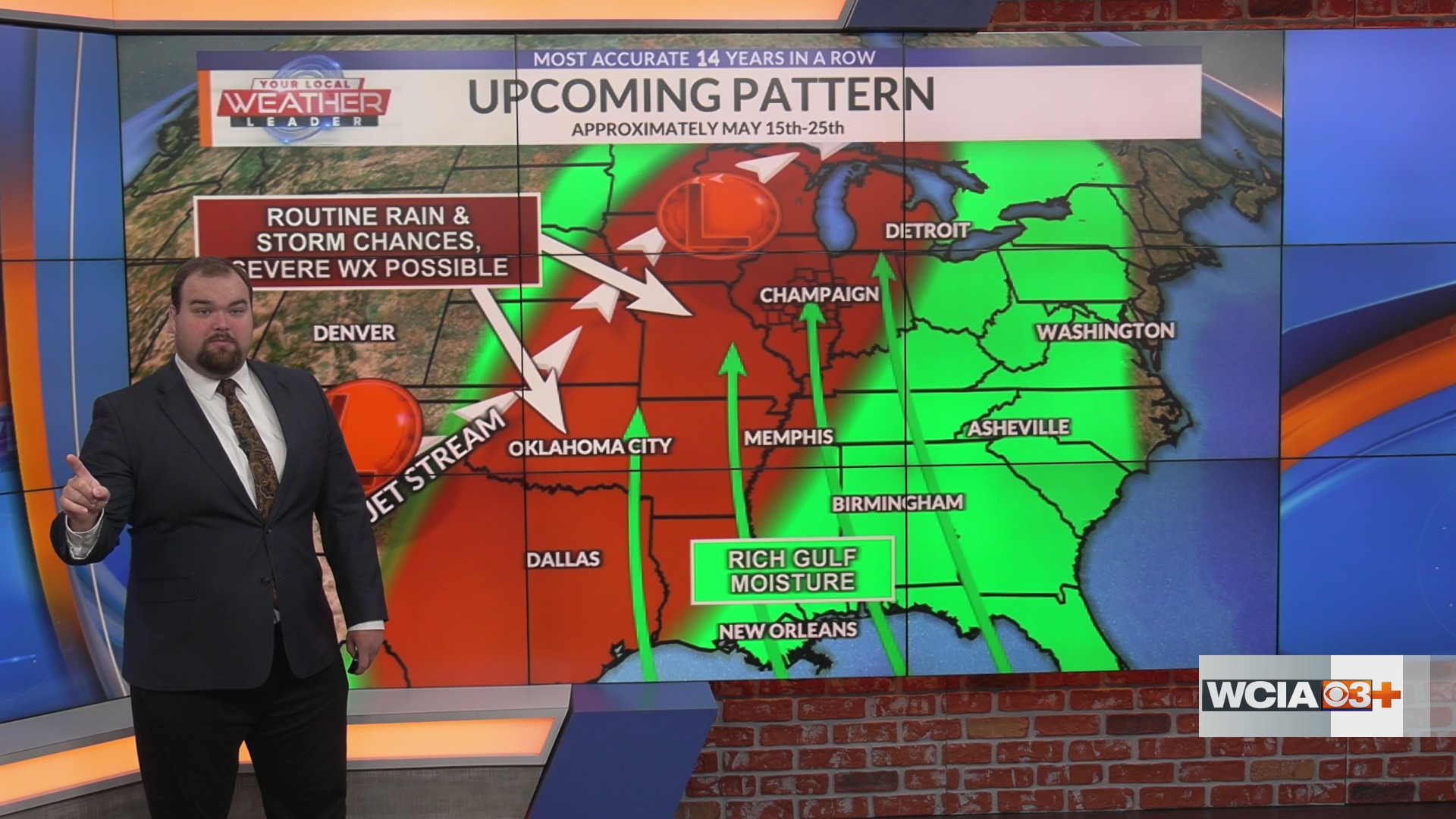 Adam: "Sunny and cooler for Wednesday, but storms are back by this weekend"