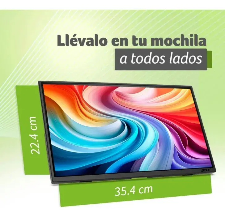 Acer tiene monitor portátil Full HD para home office y gaming por menos ...