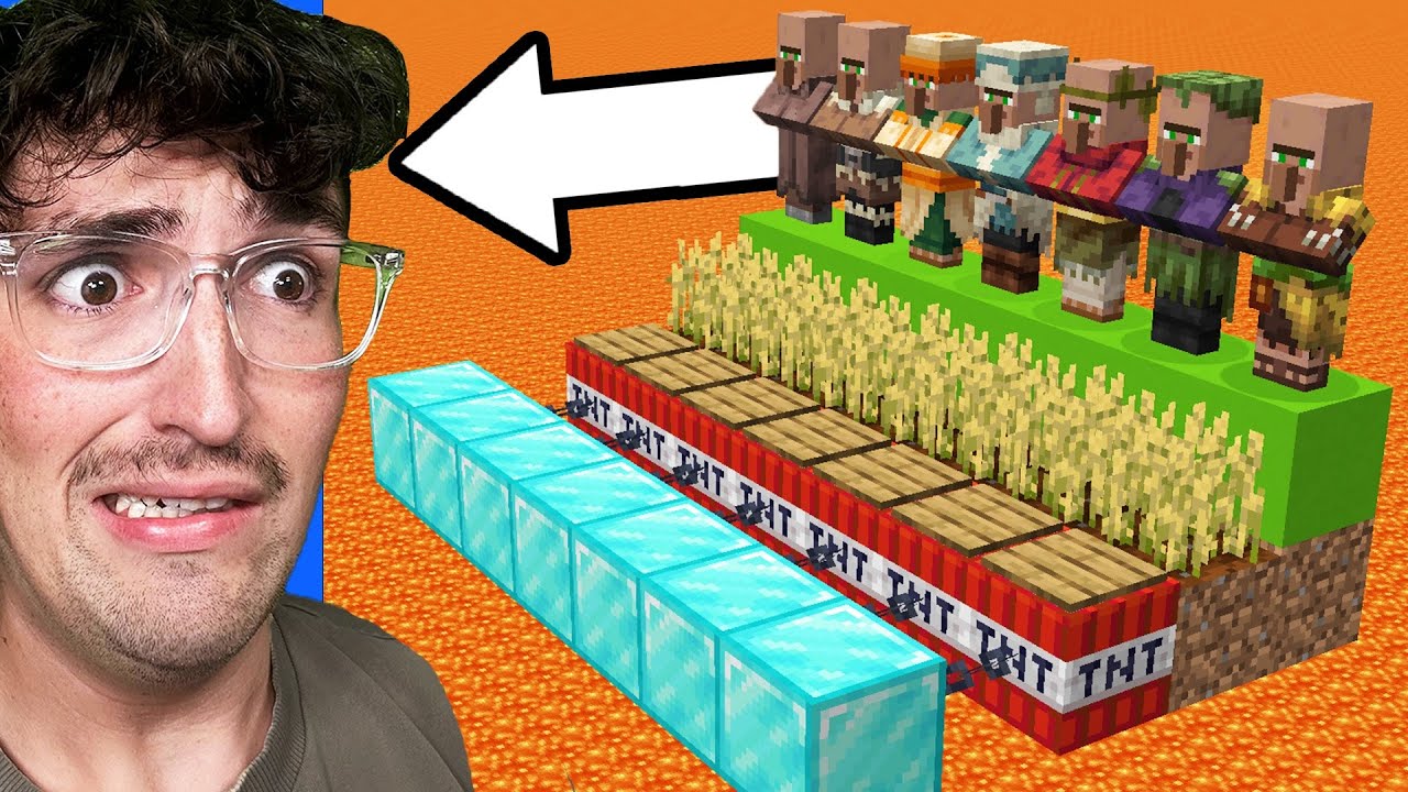 Expose the shocking stupidity of Minecraft villagers