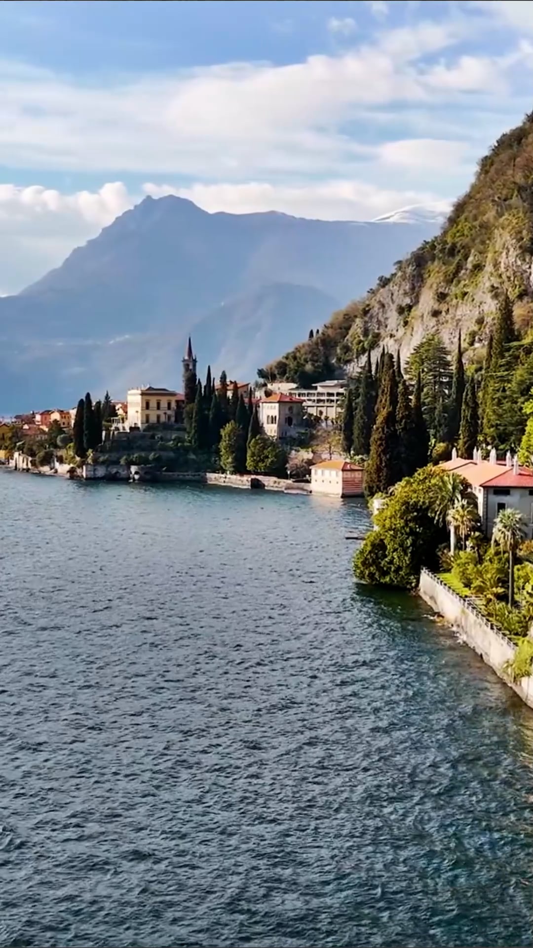 Aerial views Italy: The quiet magic of Lake Como & Garda