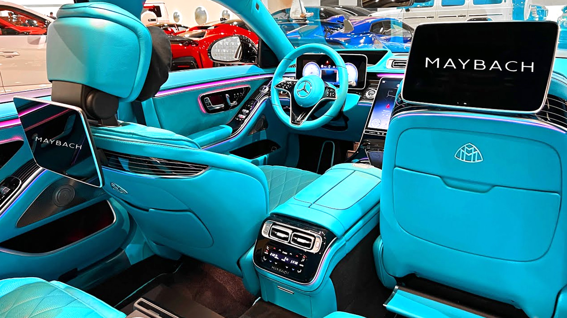 Mercedes-Maybach S580 blends elegant comfort with a rare interior color