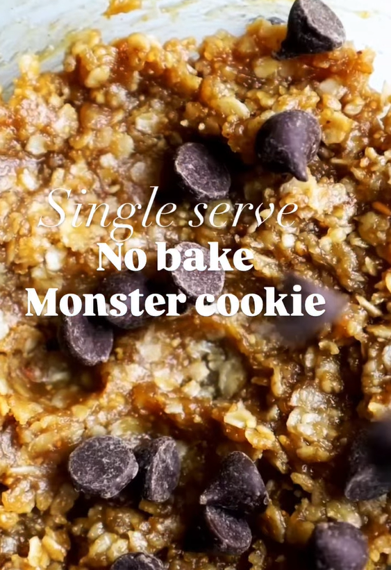 Monster cookie energy bites: personal single-serve dessert recipe