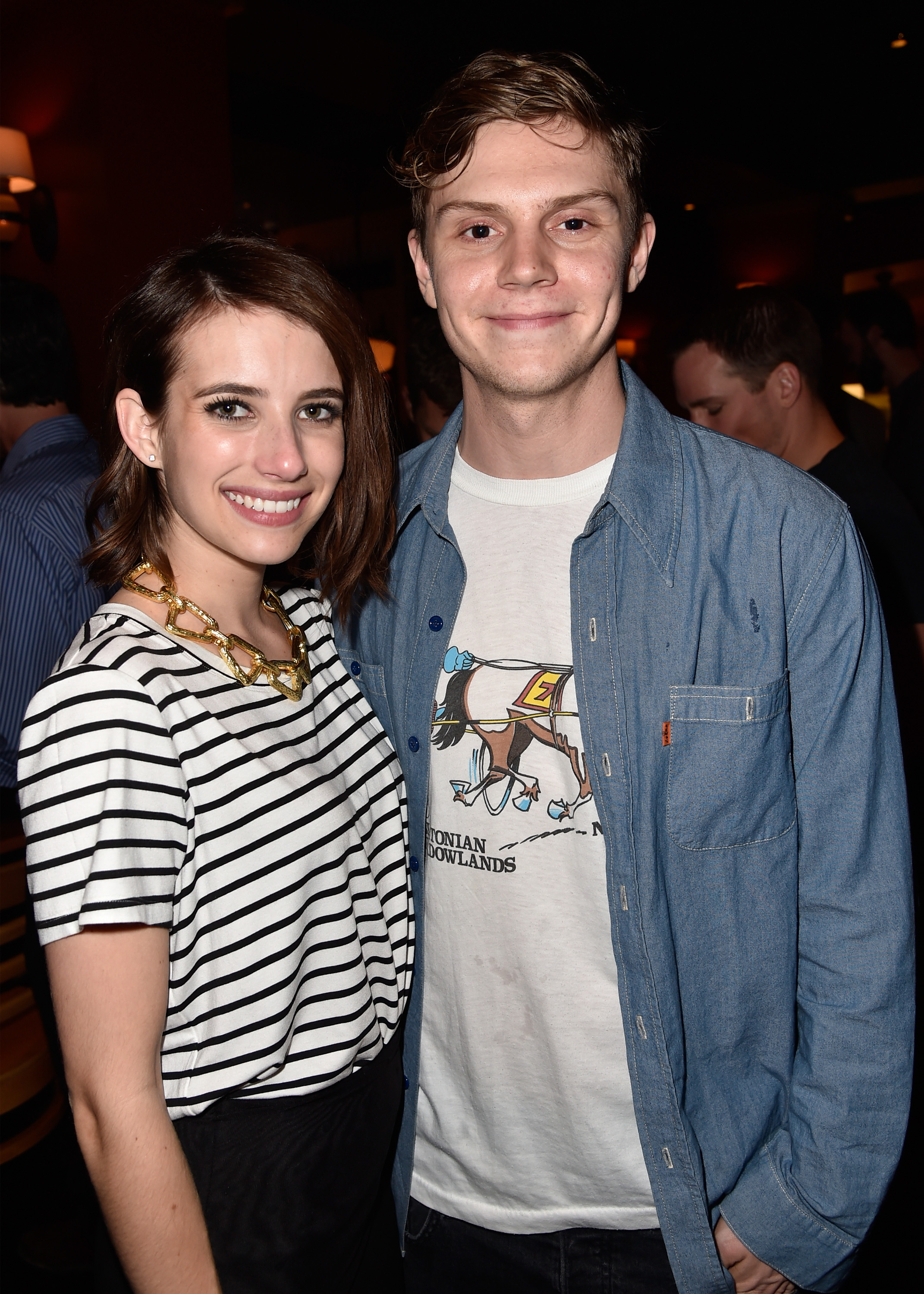 Emma Roberts and ex Evan Peters have tense onstage reunion years after ...