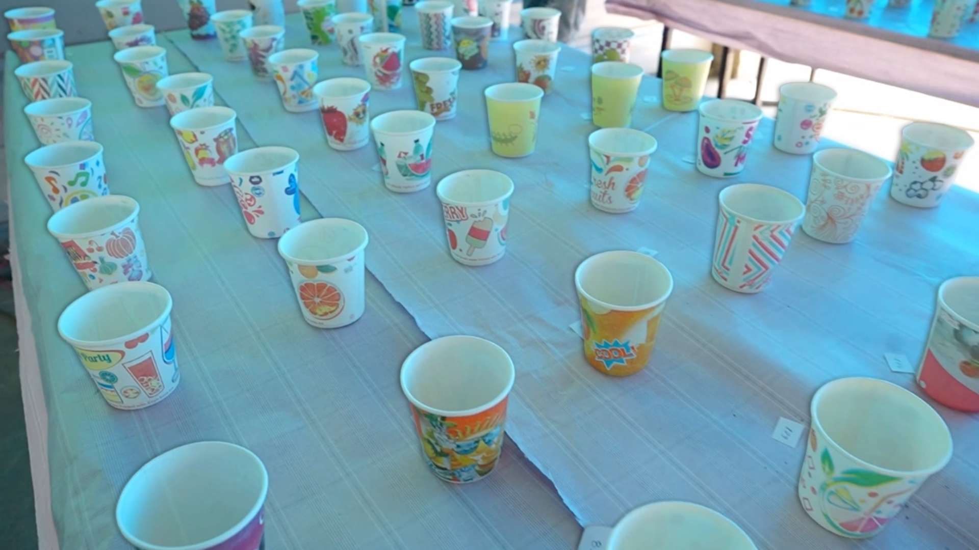 Largest collection of paper cups 858 by Sunil Joseph
