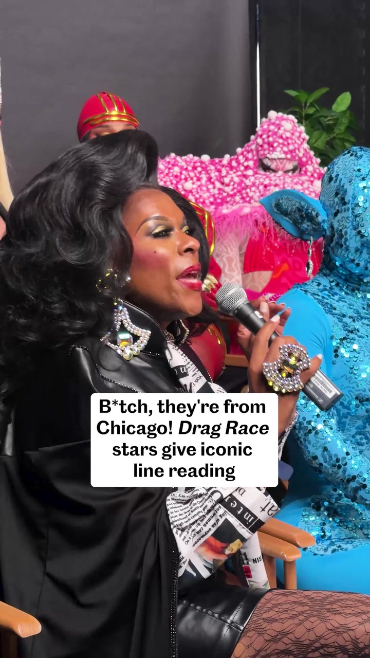 Drag Race stars give iconic line reading