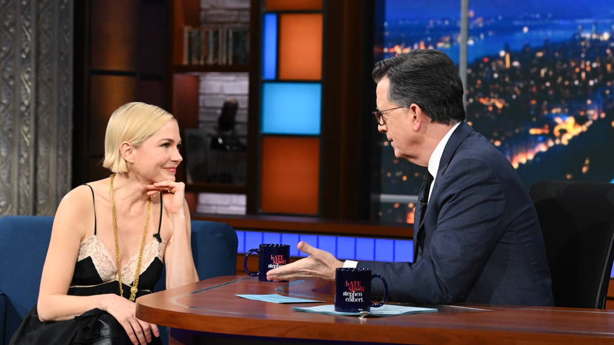Stephen Colbert Shares How Michelle Williams Left Him Flustered On Late