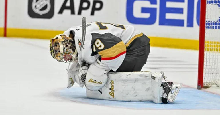 Carter Hart at center of ugly growing arena tension as Golden Knights ...