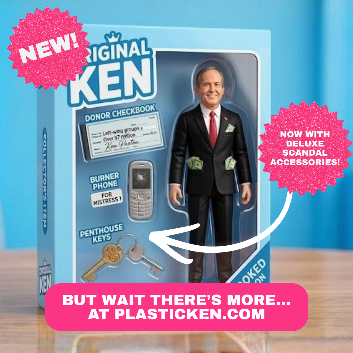 Sen. John Cornyn's 'Ken' dolls target AG Ken Paxton's scandals