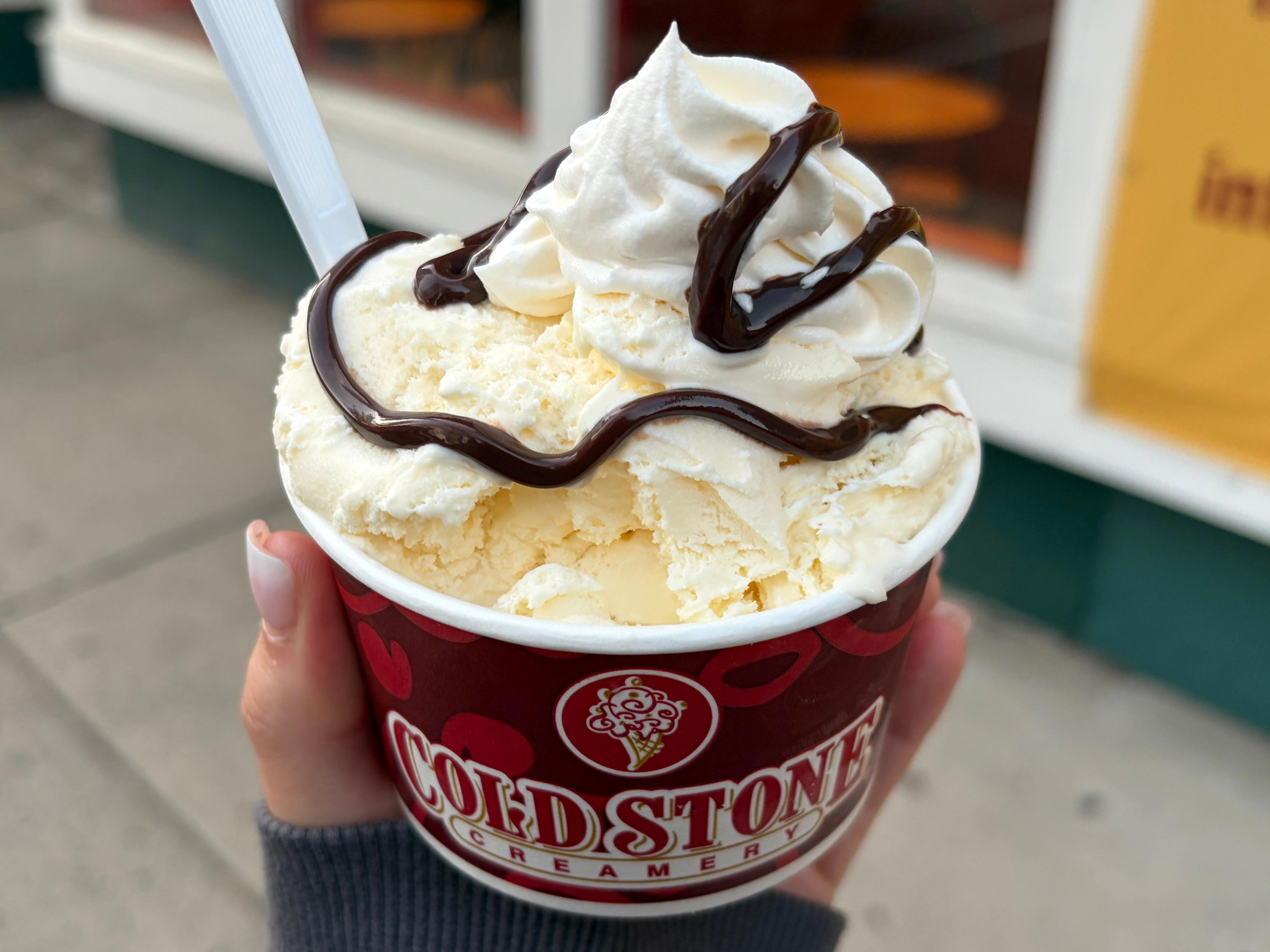 I ordered sundaes from Cold Stone Creamery, Dairy Queen, and Carvel ...