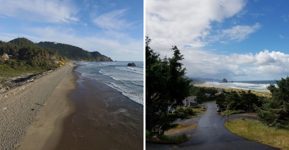 This tiny Oregon beach town has only 250 residents and a 2.5 mile ...