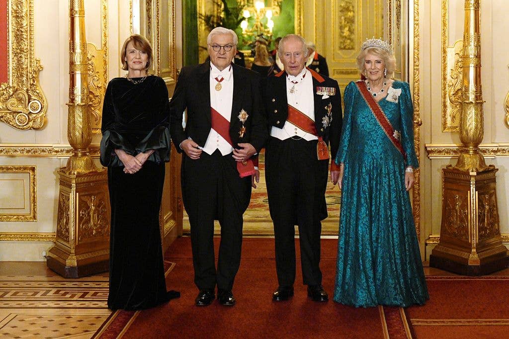 Queen Camilla epitomises regal elegance in historic crown – with over ...