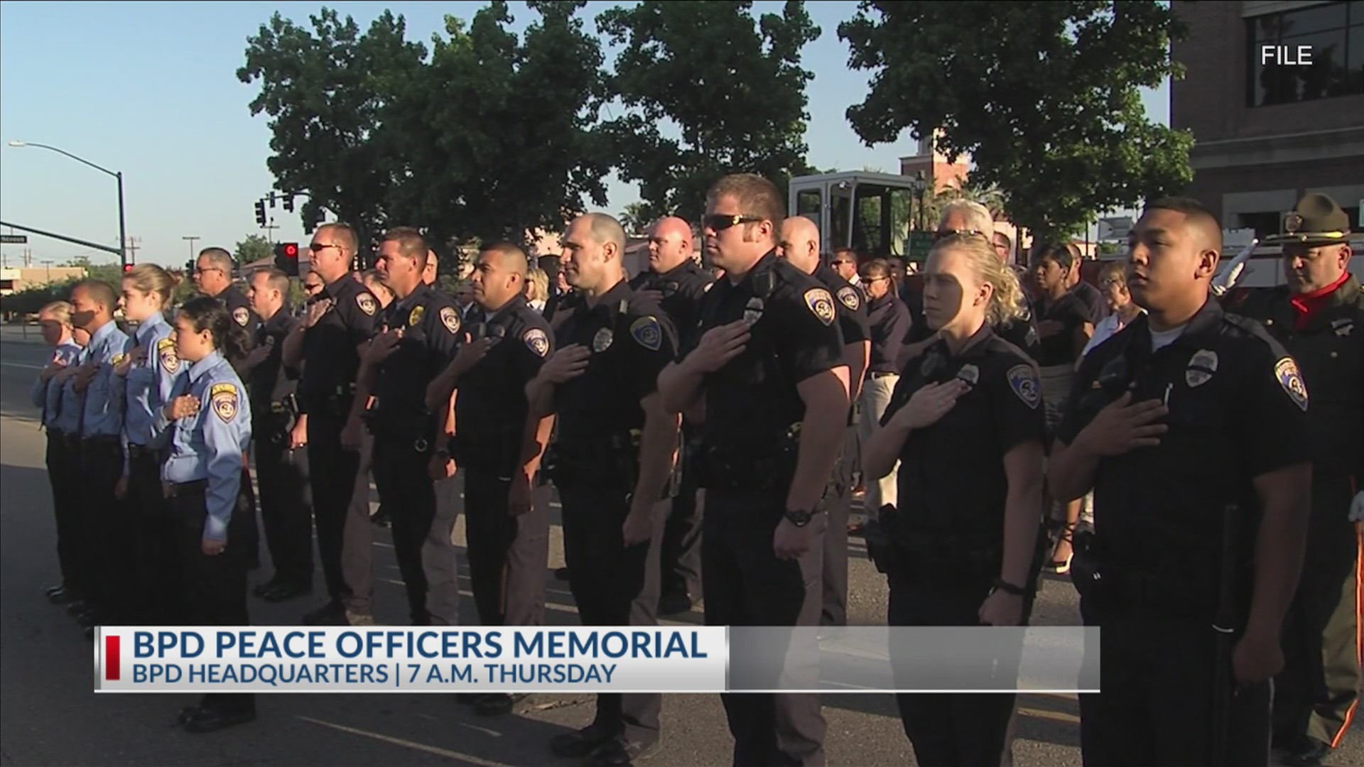 Peace officer memorials set for Thursday