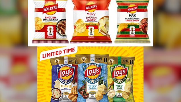 FIFA World Cup spawns new crisp flavours - but do UK or US' sound tastier?