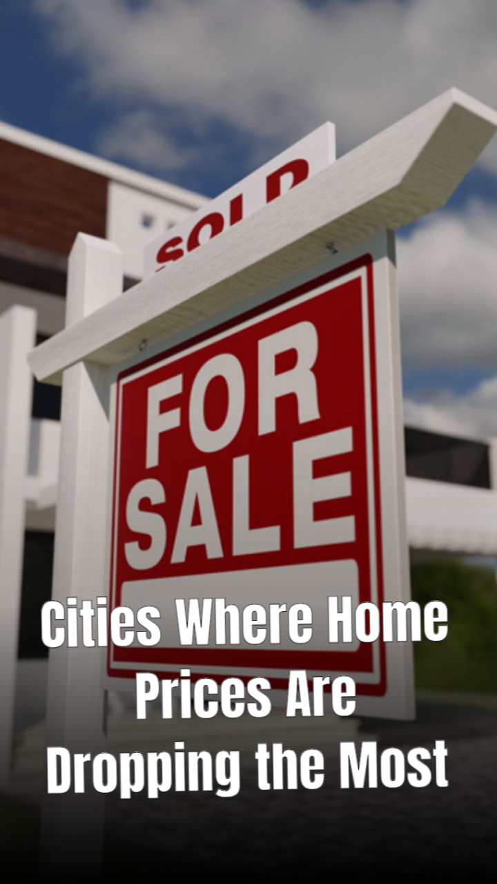 Cities where home prices are dropping the most — is yours on the list?