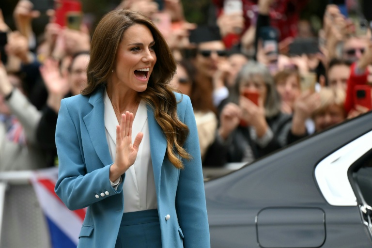 Italy cheers UK's Catherine on first foreign visit since cancer diagnosis