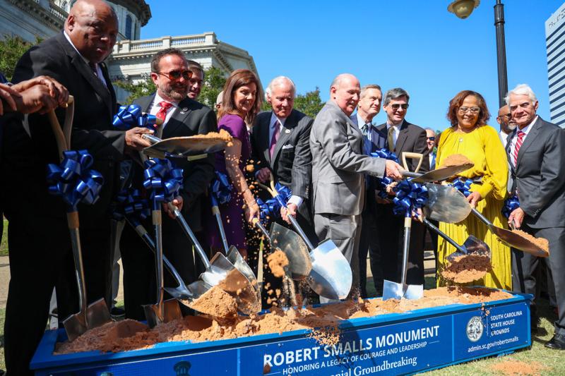 Lawmakers and SC leaders break ground for statue honoring Robert Smalls ...