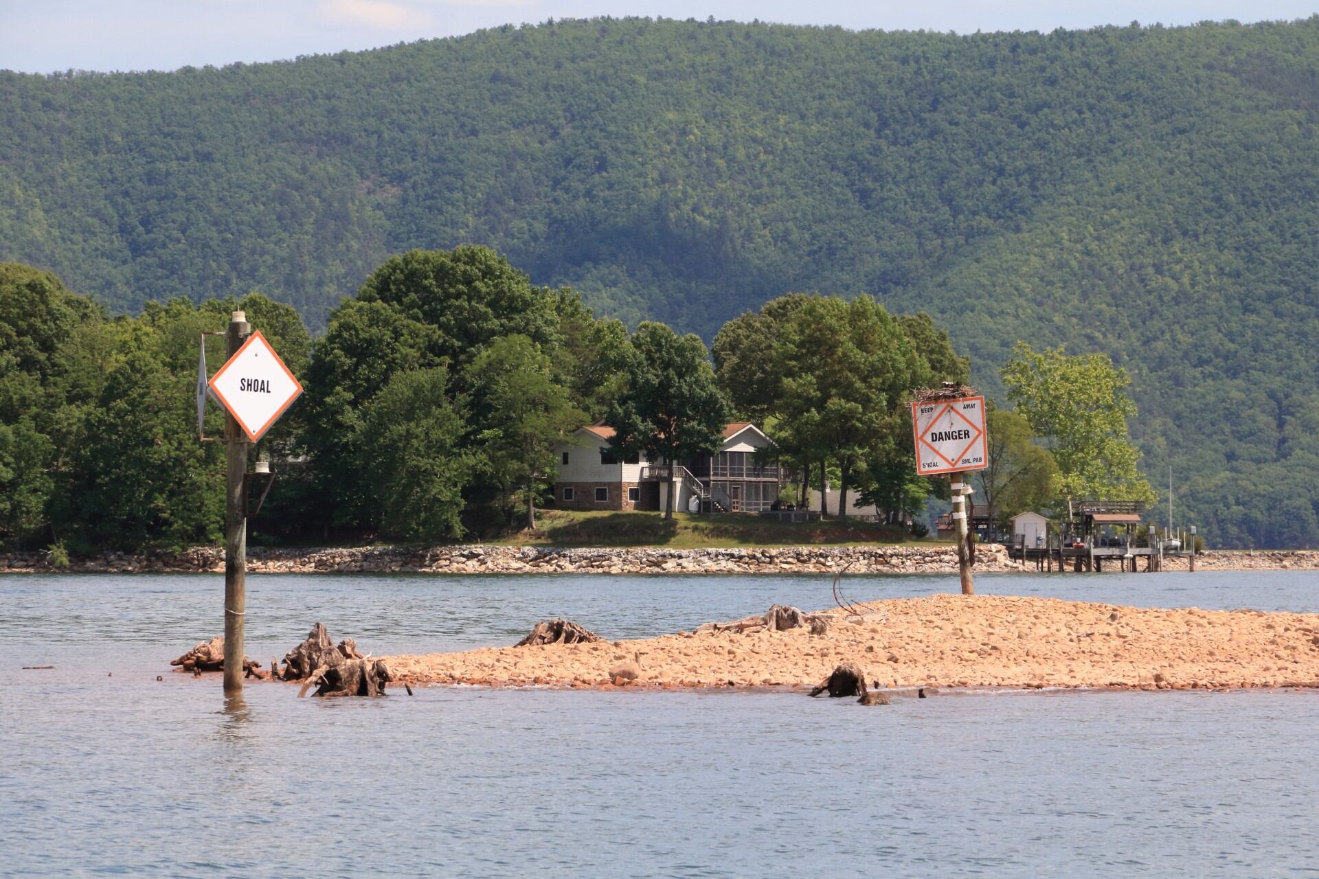 Boaters & swimmers advised to be careful due to low water levels at SML