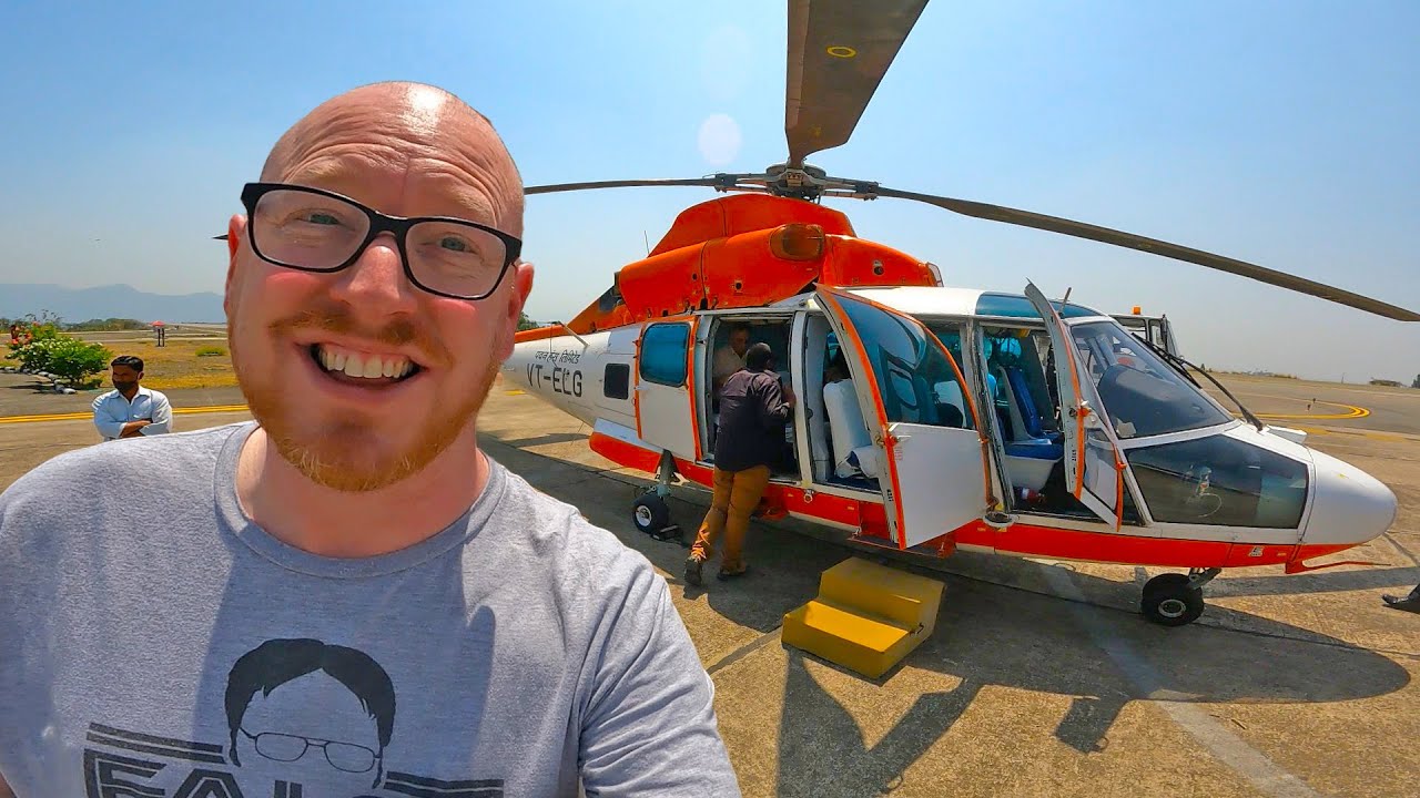 A unique helicopter tour over the Himalayas