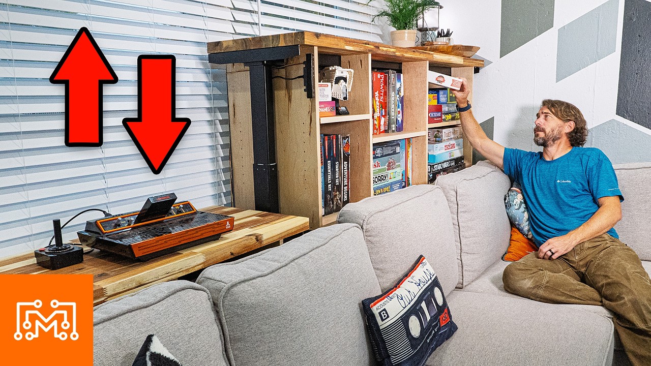 Hidden storage with a twist