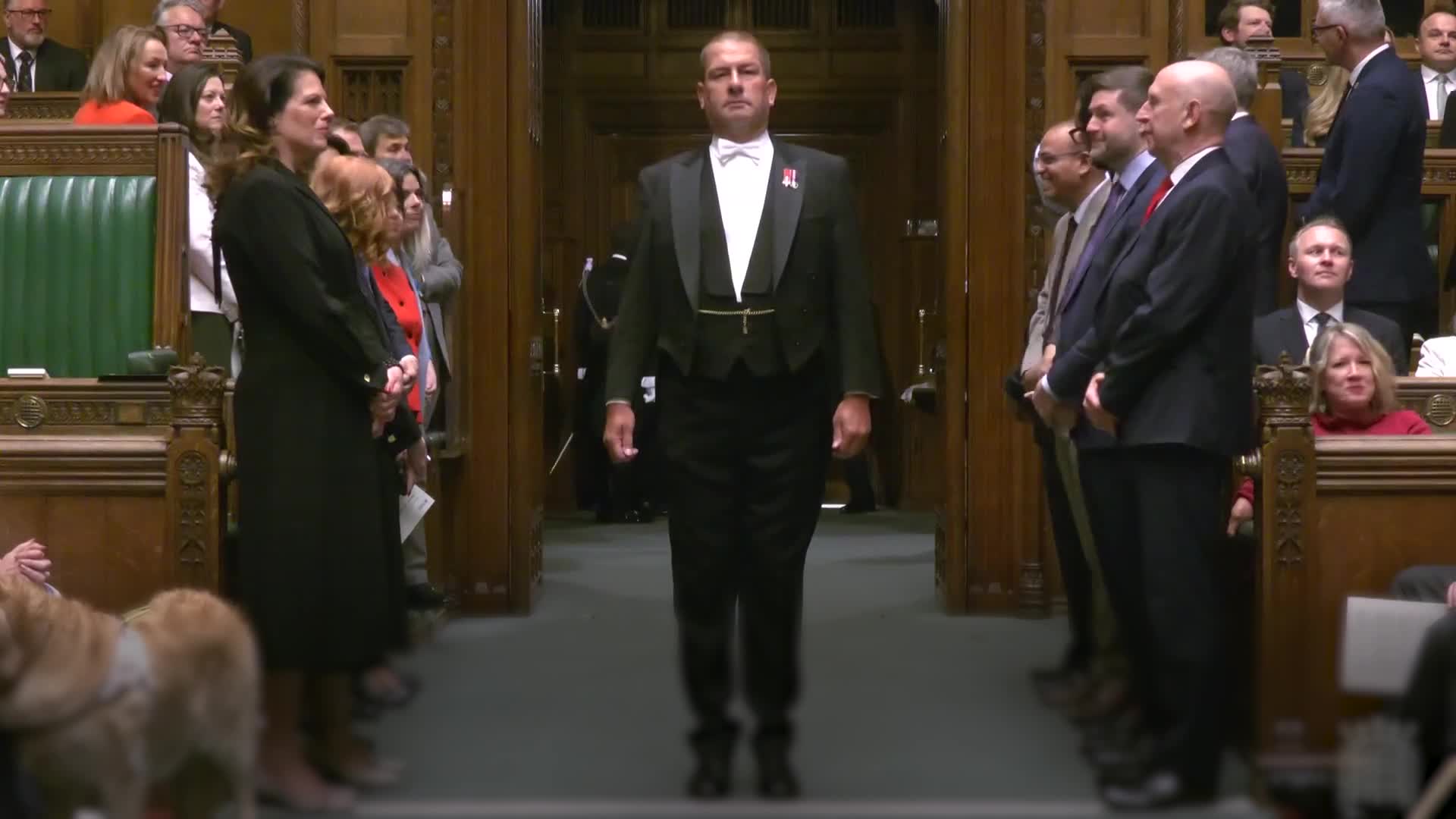 MP shouts 'not now Andy' during State Opening of Parliament