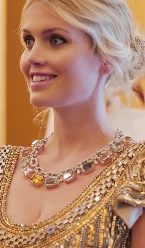 Lady Kitty Spencer is dripping in giant bridal jewels from billionaire ...